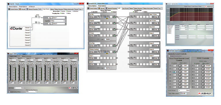 Protēa™ DSP software suite for Windows® - ashly