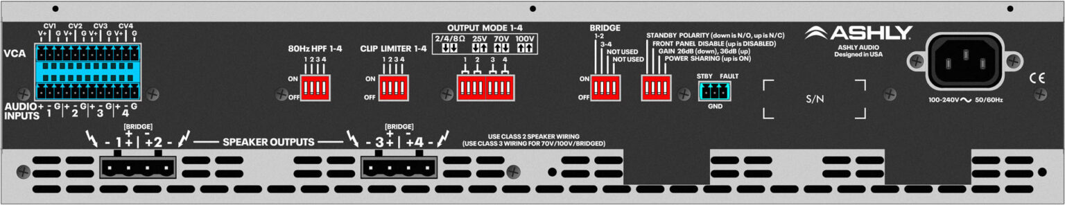 MA Series Power Amplifiers - ashly
