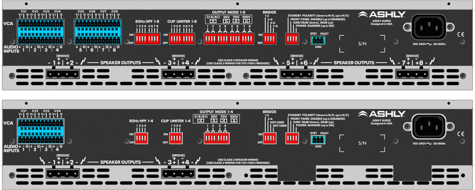 MA Series Power Amplifiers - ashly